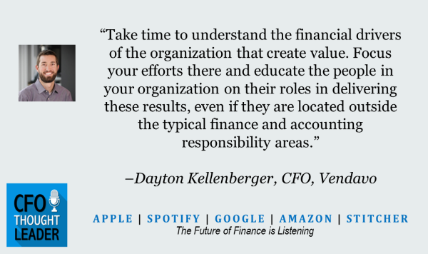 904: Becoming a Catalyst for Growth | Dayton Kellenberger, CFO, Vendavo - CFO THOUGHT LEADER