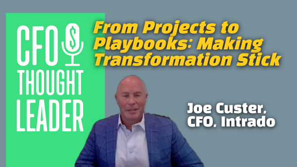 1136: From Projects to Playbooks: Making Transformation Stick | Joe ...